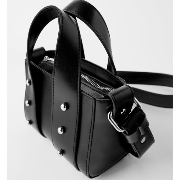 Zara | Bags | Zara Studded Mini Crossbody Bag | Poshmark